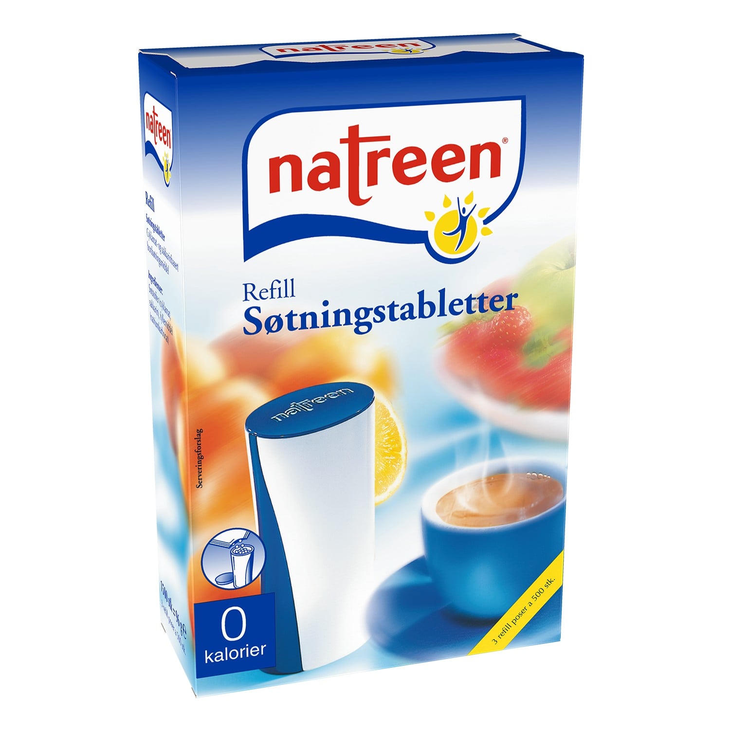 Natreen tabletter refill 1500stk - sg.no