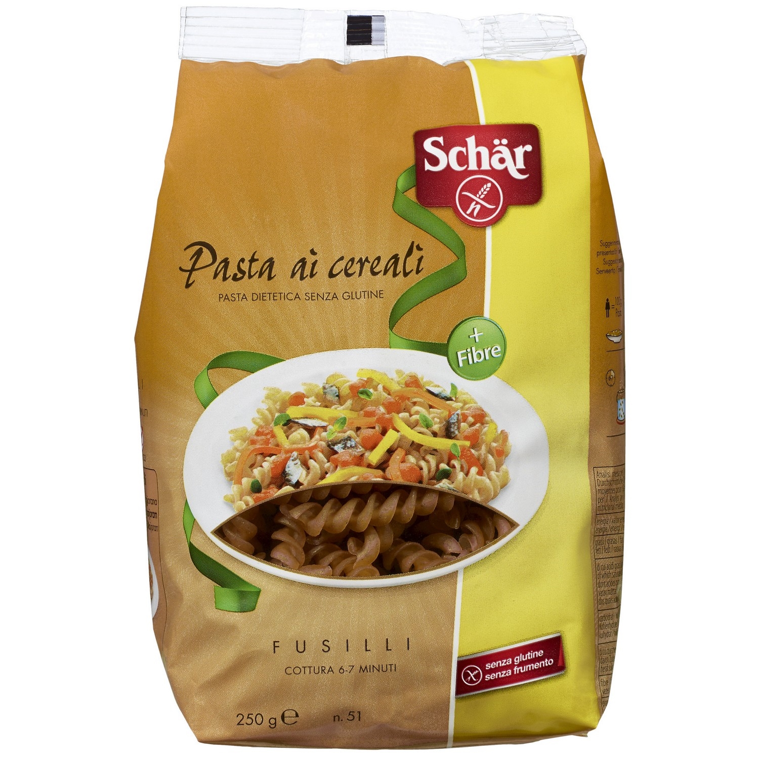 Pasta fusilli fullkorn 250g - sg.no
