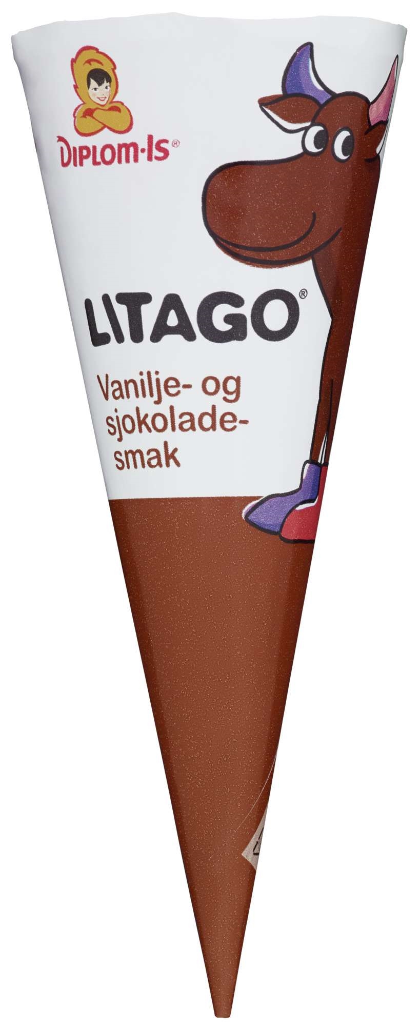 Diplom-is litago cornet 125ml - sg.no