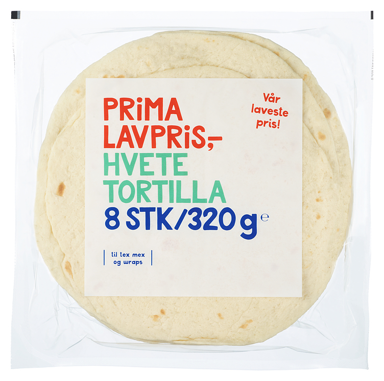 Tortillas hvete 8pk 320g - sg.no