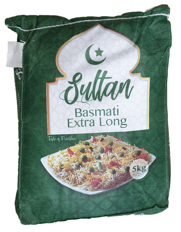 Basmati rice extra long 5kg - sg.no